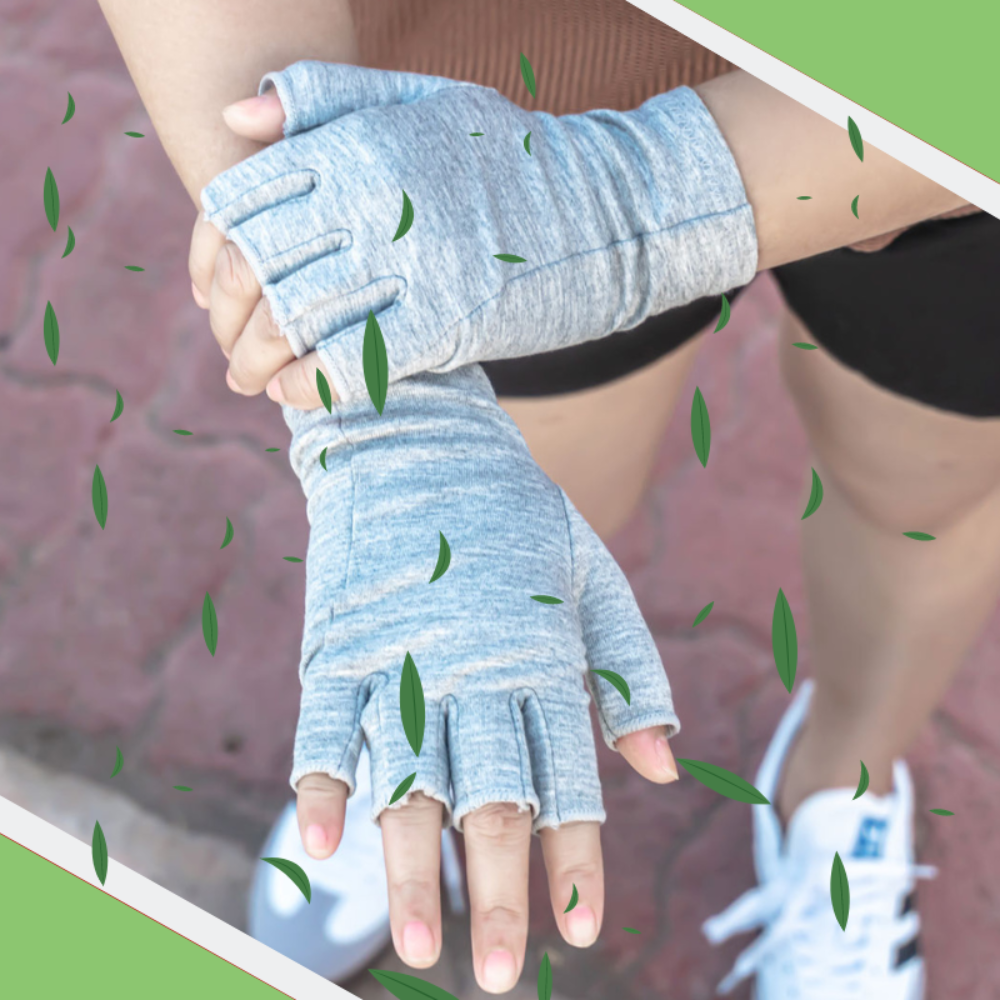Bamboo Compression Gloves For Arthritis, Rheumatoid, And Hand Therapy ...